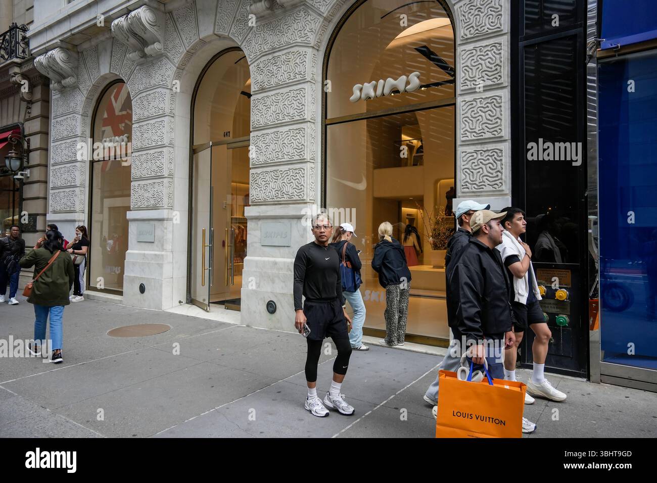 Kim Kardashian’s Skims store on Fifth Avenue in Midtown Manhattan in ...