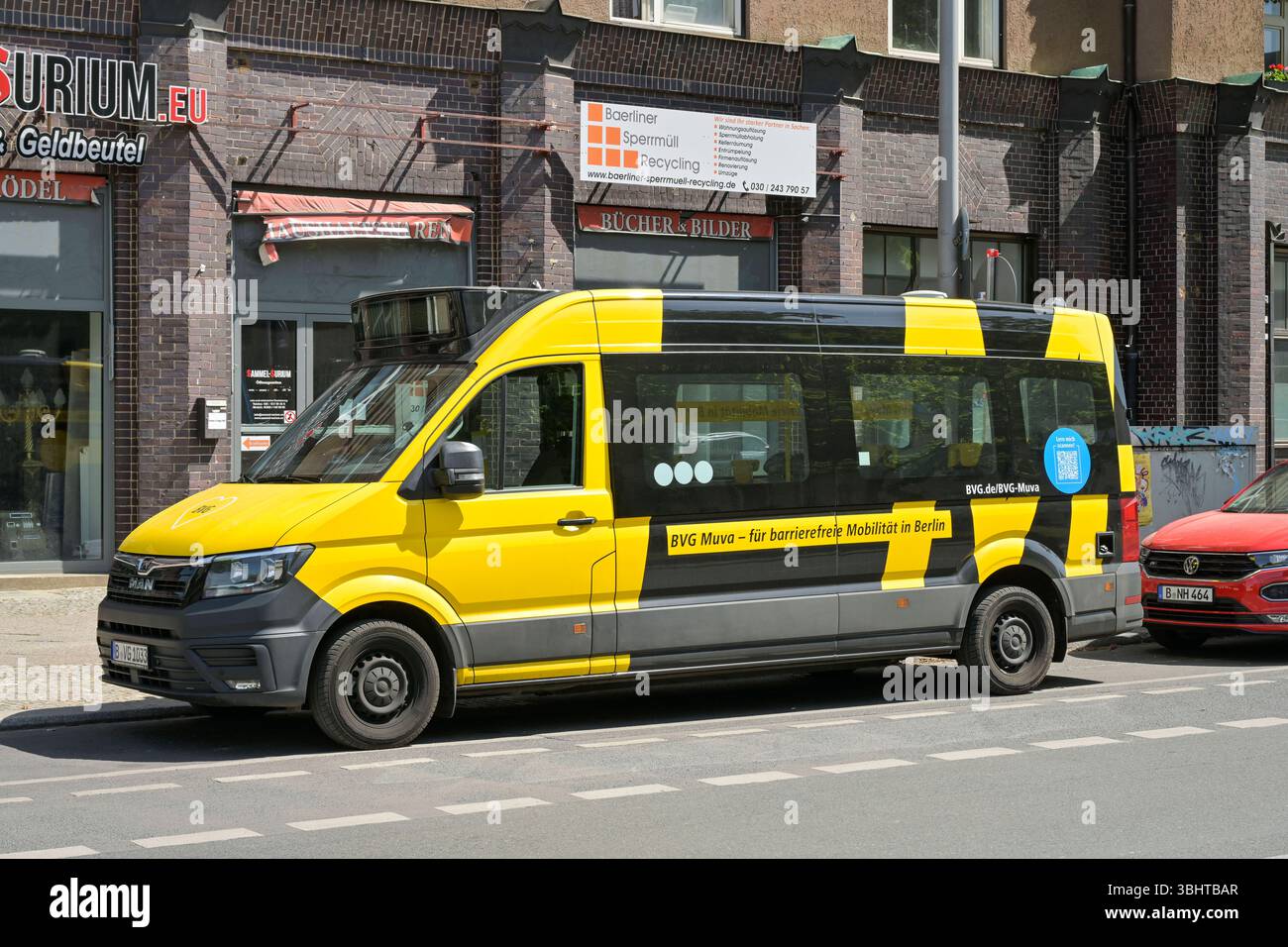 BVG MUVA, Minibus, Transporter, Müllerstraße, Wedding, Bezirk Mitte ...