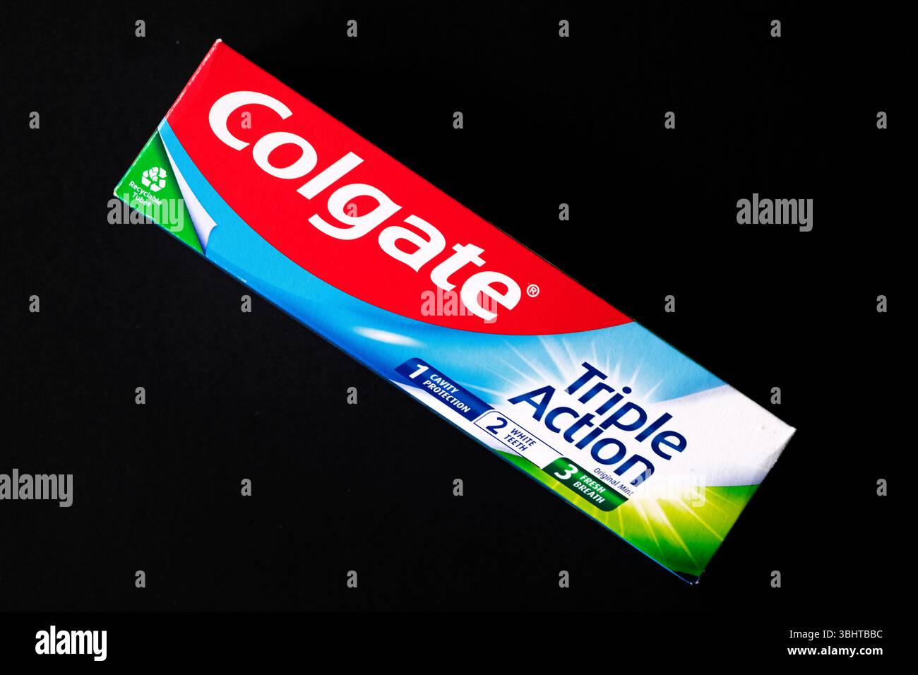London UK, June 11 2025, Colgate Triple Action Toothpaste For Oral ...