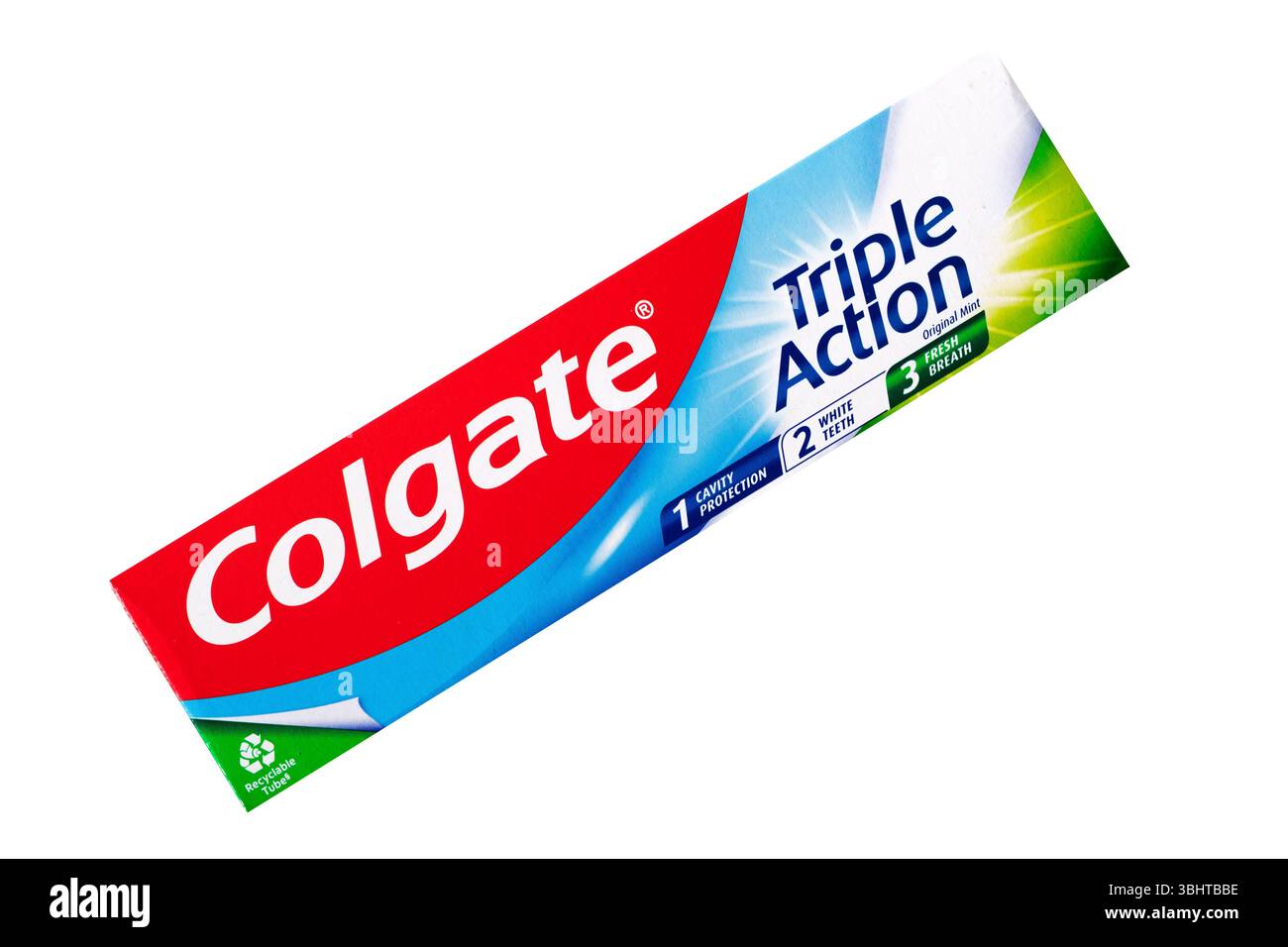 London UK, June 11 2025, Colgate Triple Action Toothpaste For Oral ...