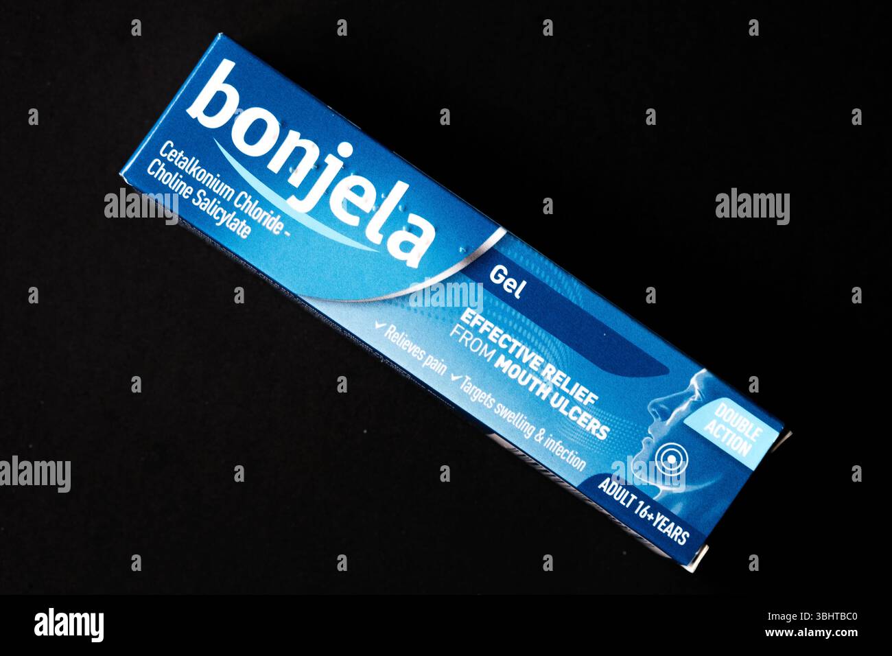 London UK, June 11 2025, Bonjela Oral Pain Relief Gel Pain Relief Stock ...