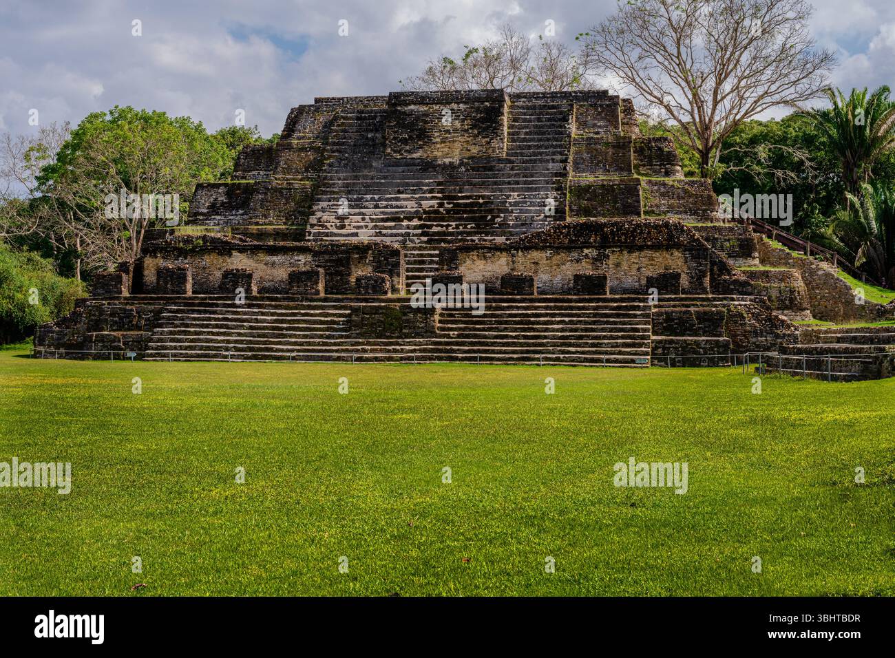 Photo of a temple dedicated to Kinich Ahau, the Mayan Sun God Stock ...