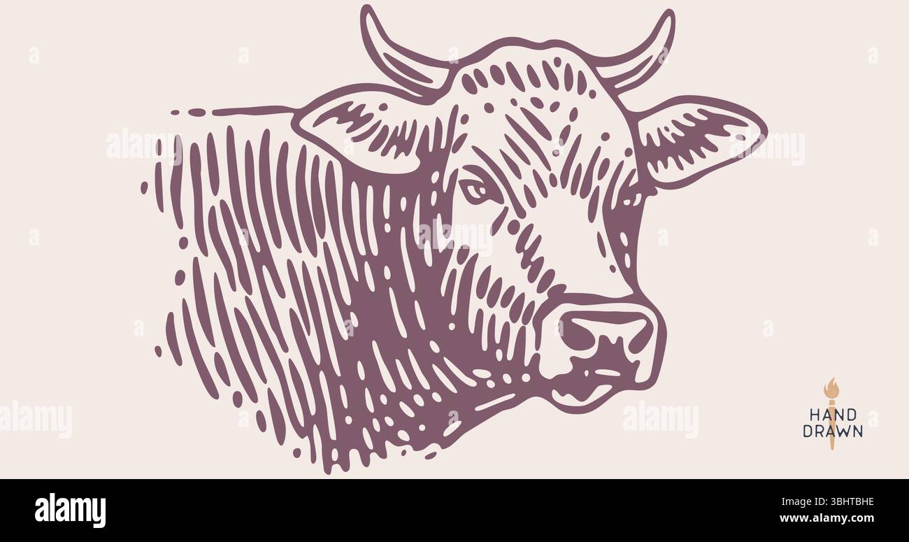 Beef charcoal Stock Vector Images - Alamy