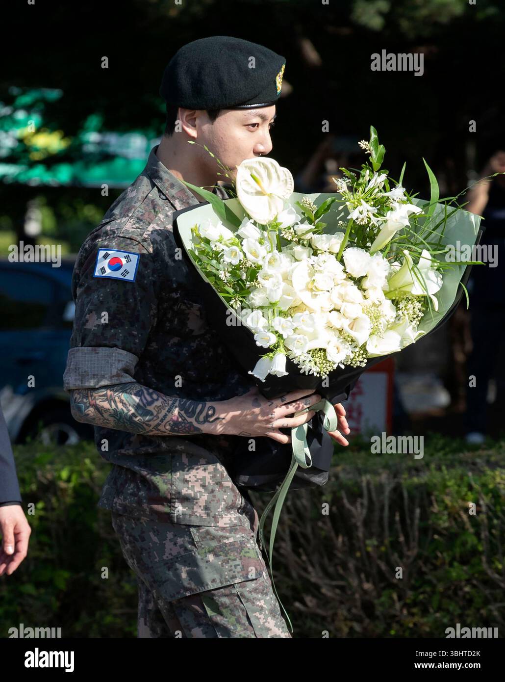Chuncheon, South Korea. 11th June, 2025. BTS member Jungkook, speaks ...