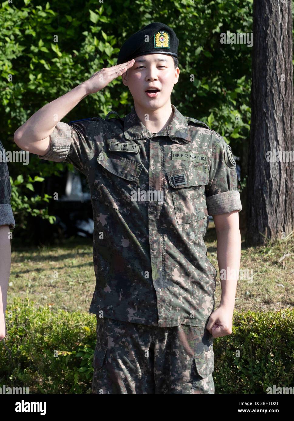 11 June 2025 – Chuncheon, South Korea: BTS member Jimin, speaks with ...