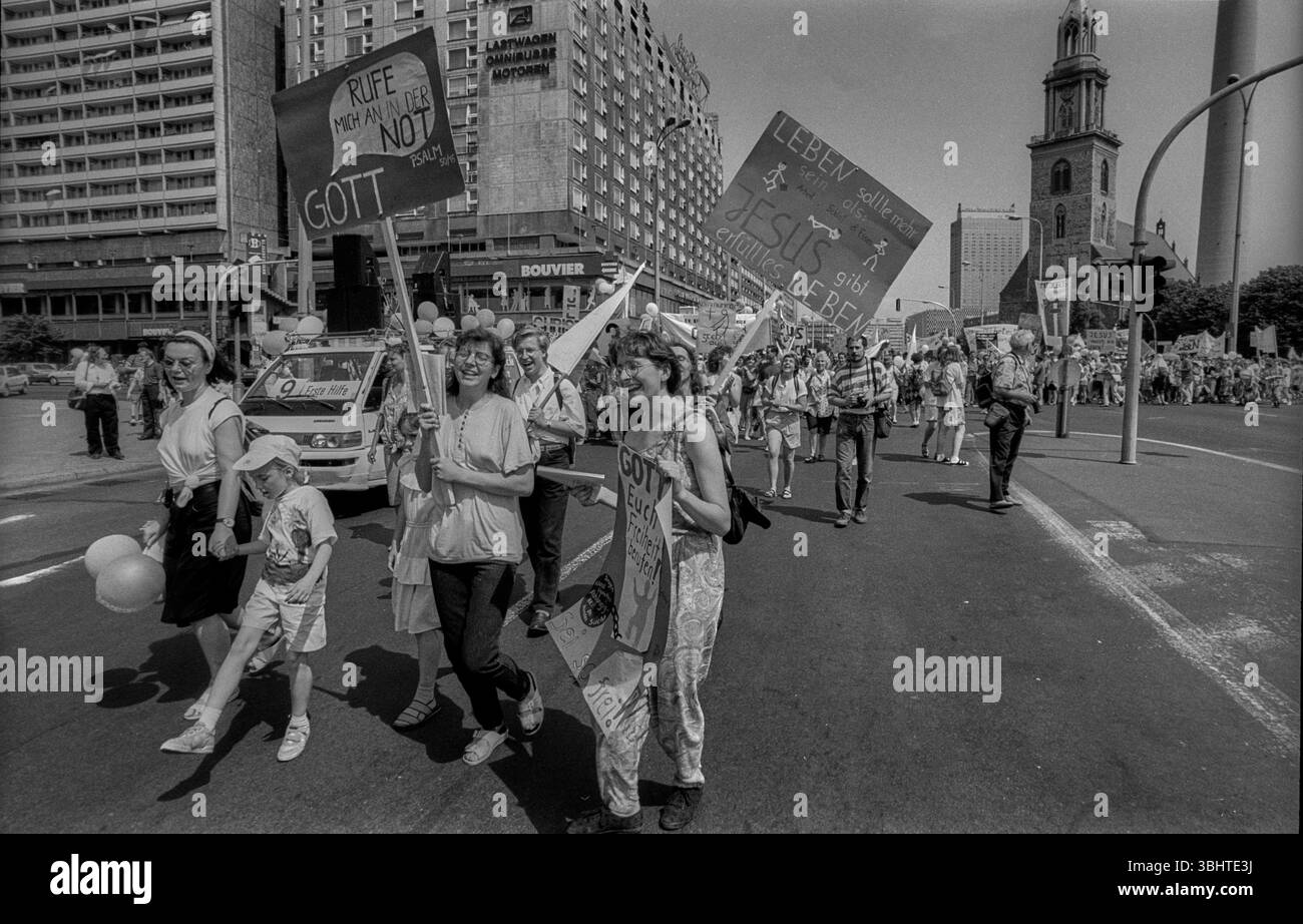 Marsch für Jesus Deutschland, Berlin, 23.05.1992, Marsch für Jesus ...