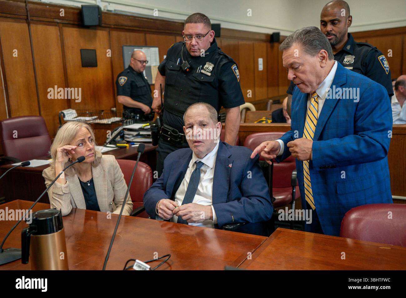 Harvey Weinstein appears in state court in Manhattan for his retrial ...