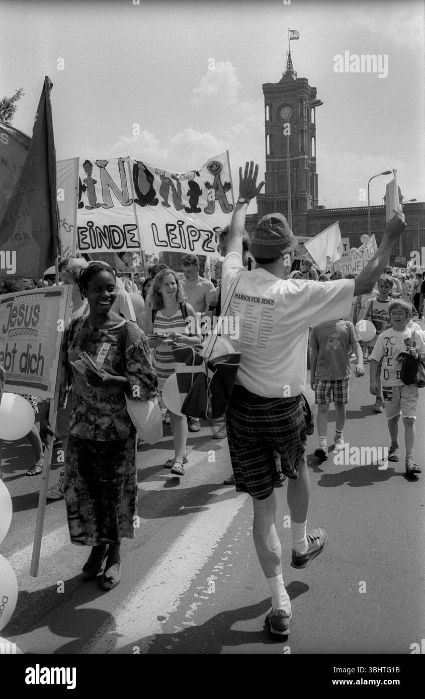 Marsch für Jesus Deutschland, Berlin, 23.05.1992, Marsch für Jesus ...