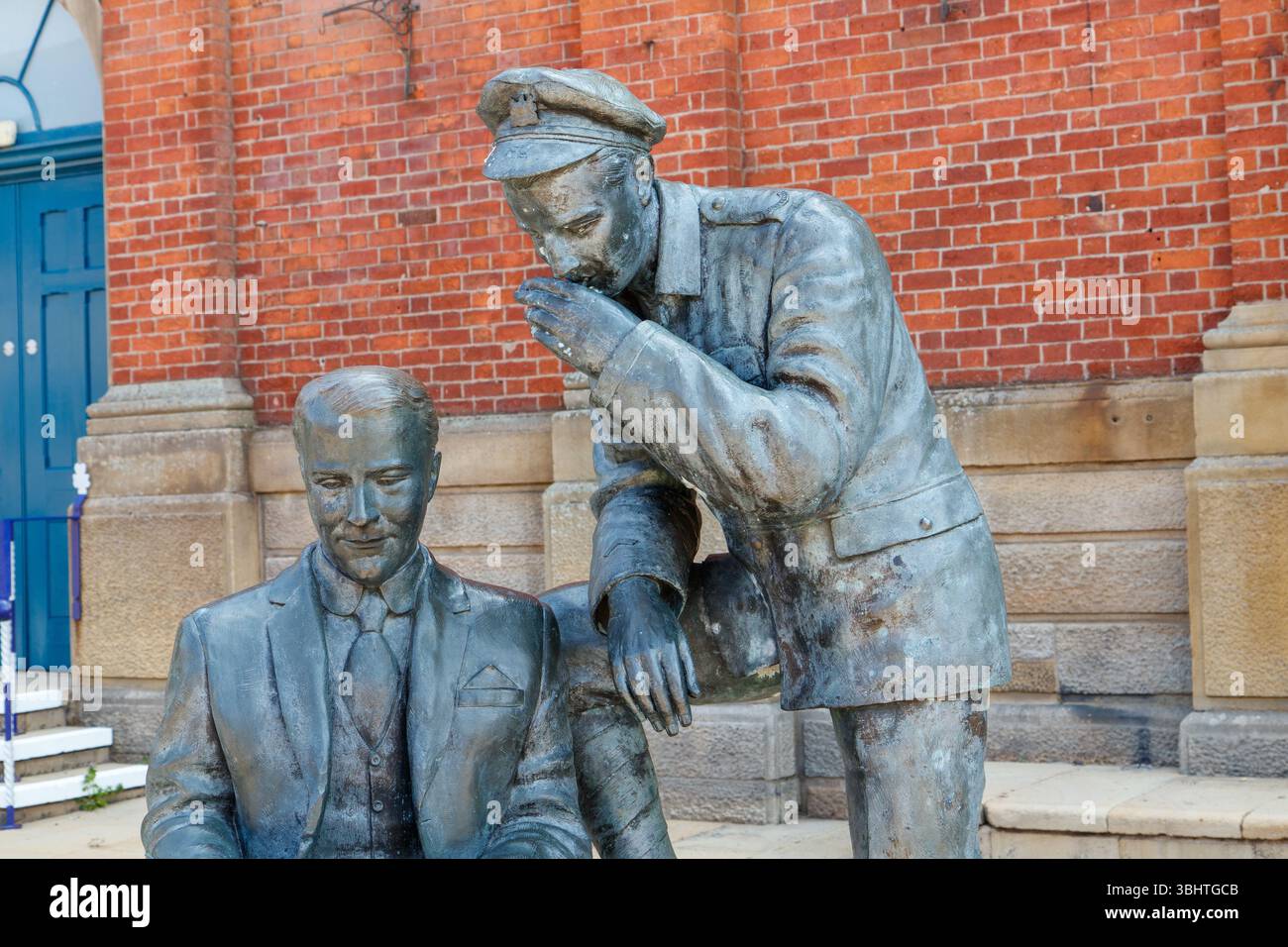 The Jack Judge statue in Stalybridge Stock Photo - Alamy