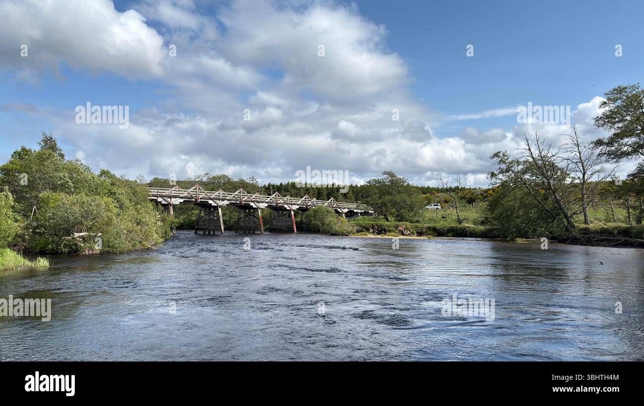 Broomhill Bridge is a 15‑span late‑19th‑century wooden trestle bridge ...
