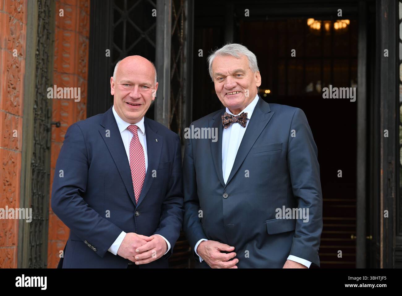 Berlin, Germany. 11th June, 2025. Mayors of Prague and Berlin, Bohuslav ...
