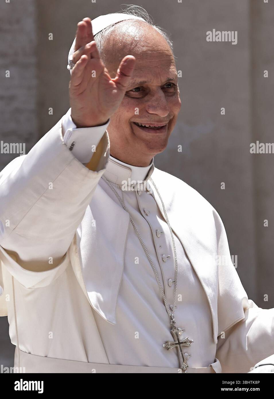 June 11, 2025. Vatican City, Vatican: POPE LEO XIV during his Wednesday ...