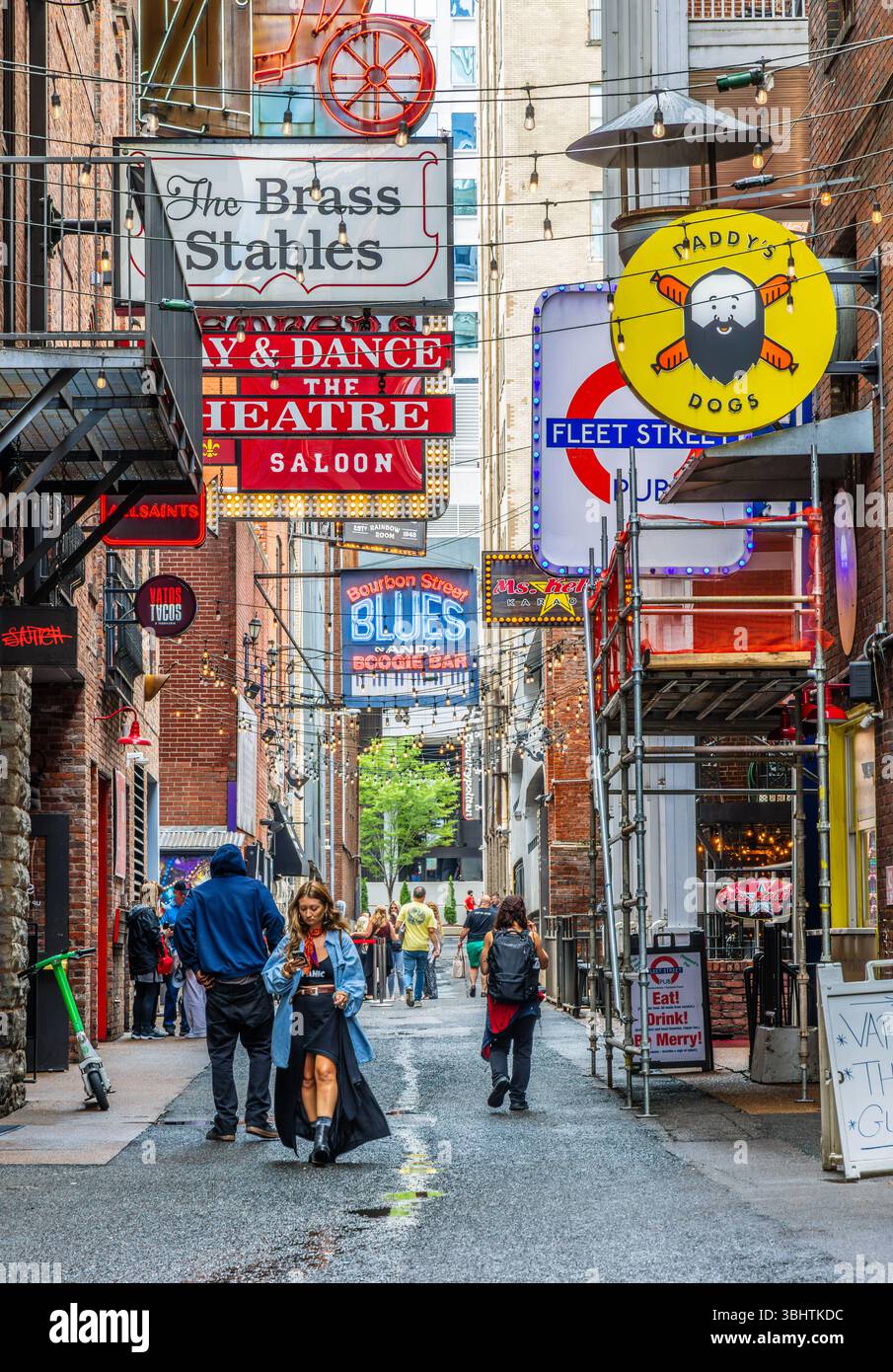 Printers alley nashville hi-res stock photography and images - Alamy