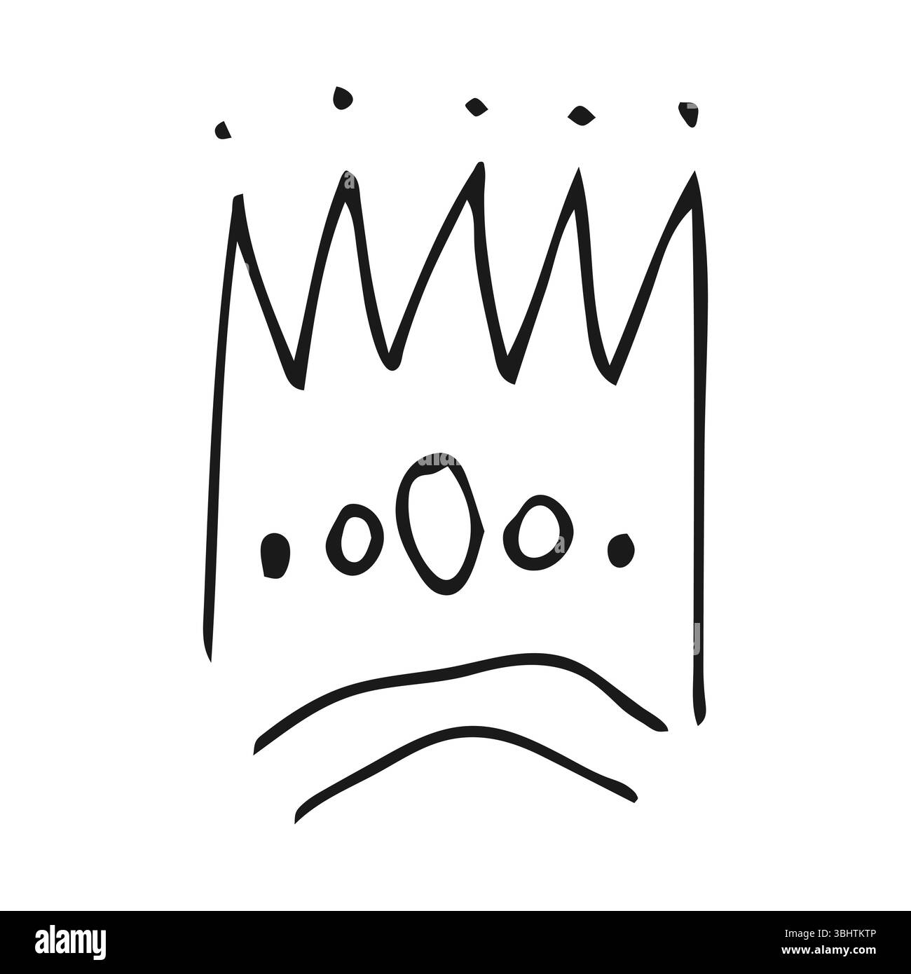 Majestic diadem symbol royal Cut Out Stock Images & Pictures - Alamy