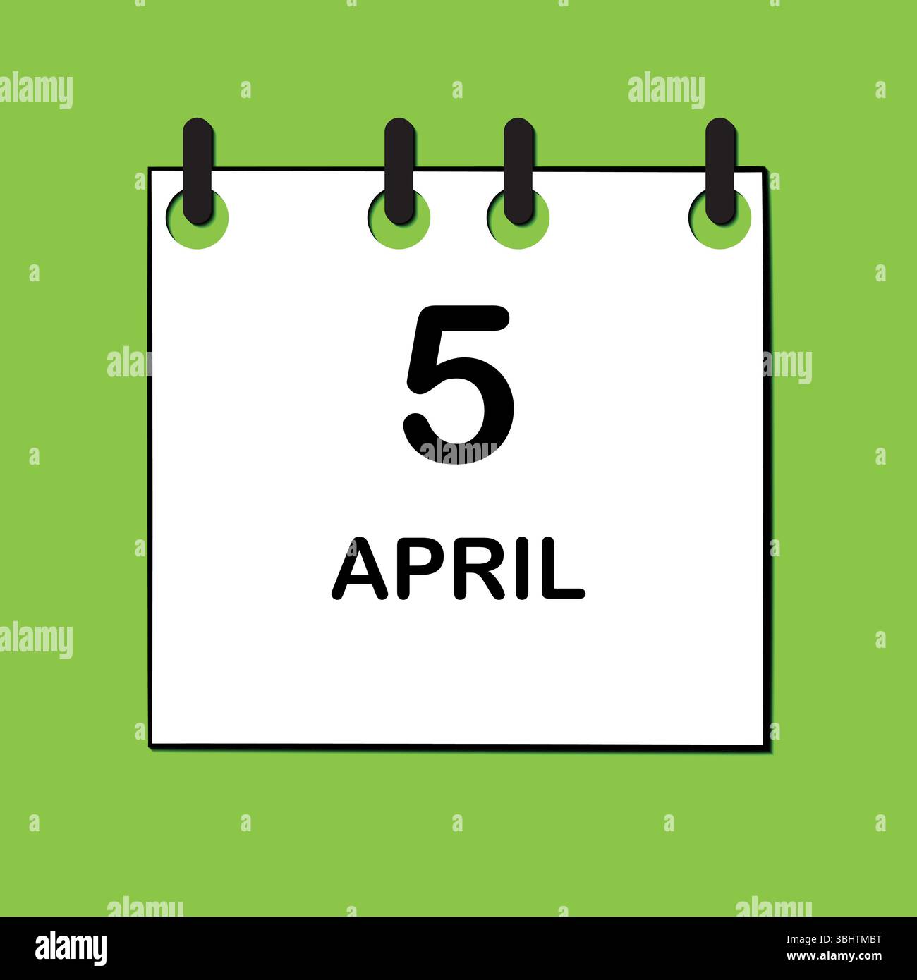 5 april 2025 Stock Vector Images - Alamy