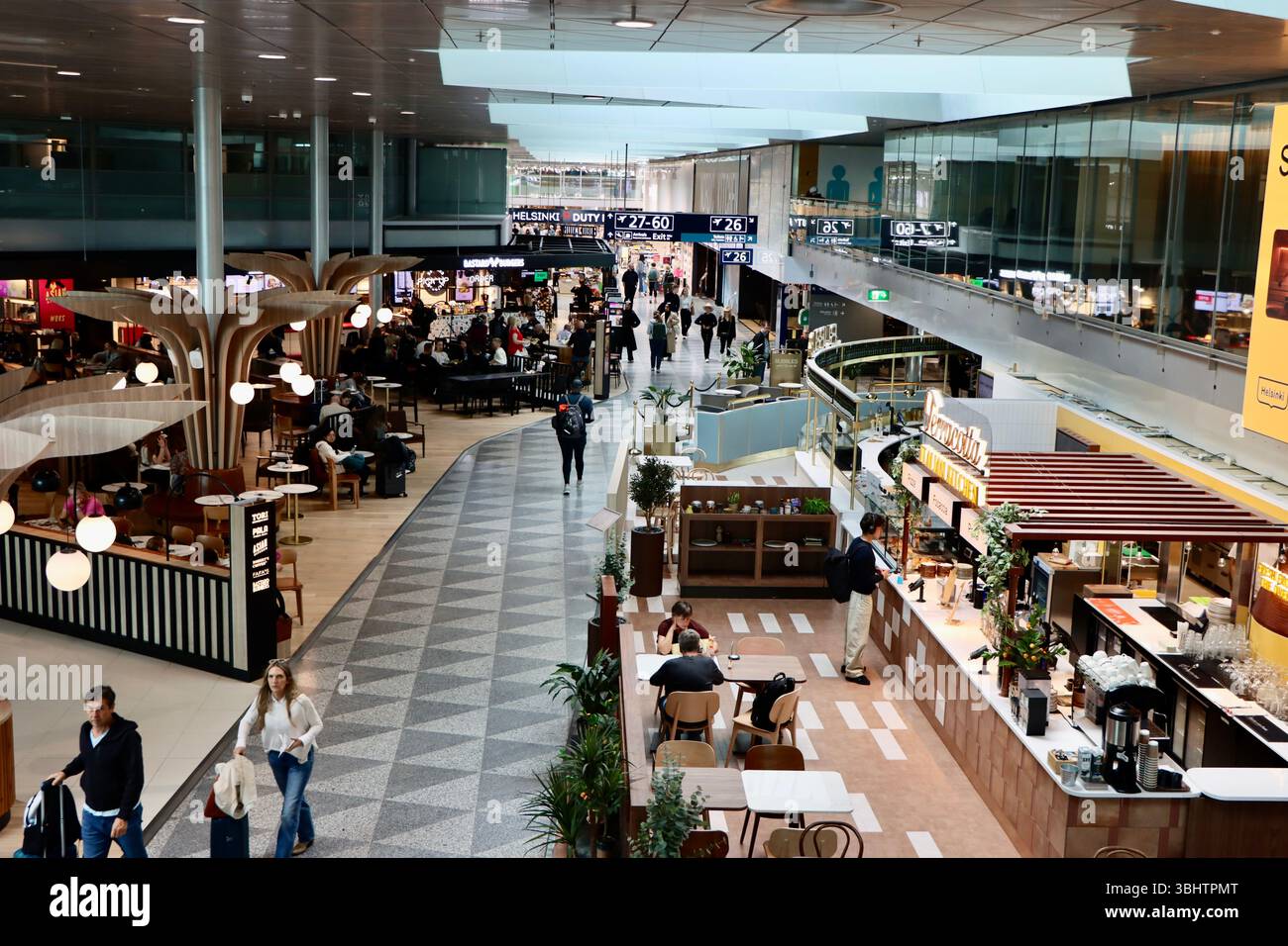 Helsinki Vantaa airport, HEL, restaurants and shops, Finland, May 2025 ...