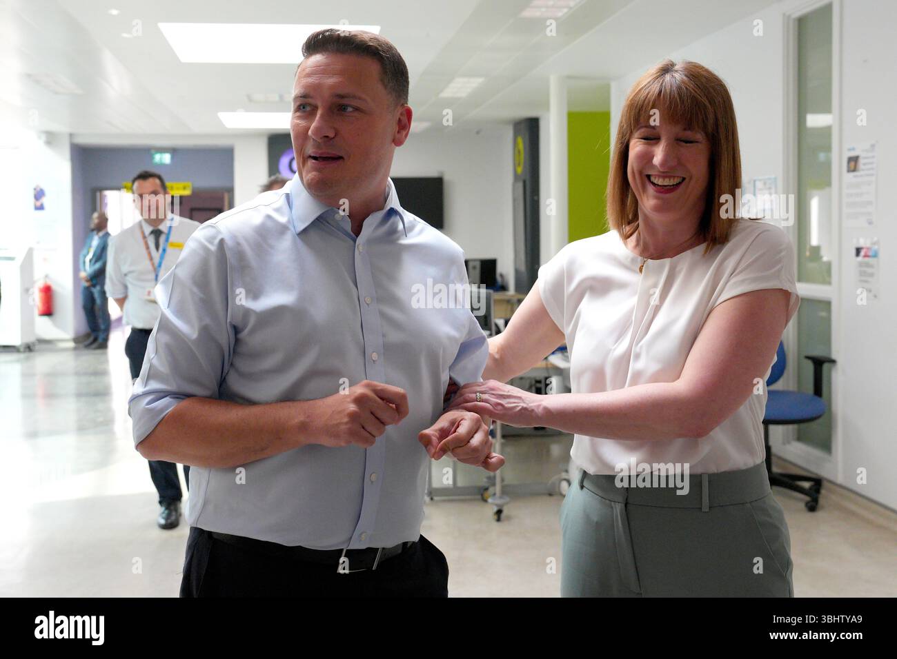 Health Secretary Wes Streeting and Chancellor of the Exchequer Rachel ...