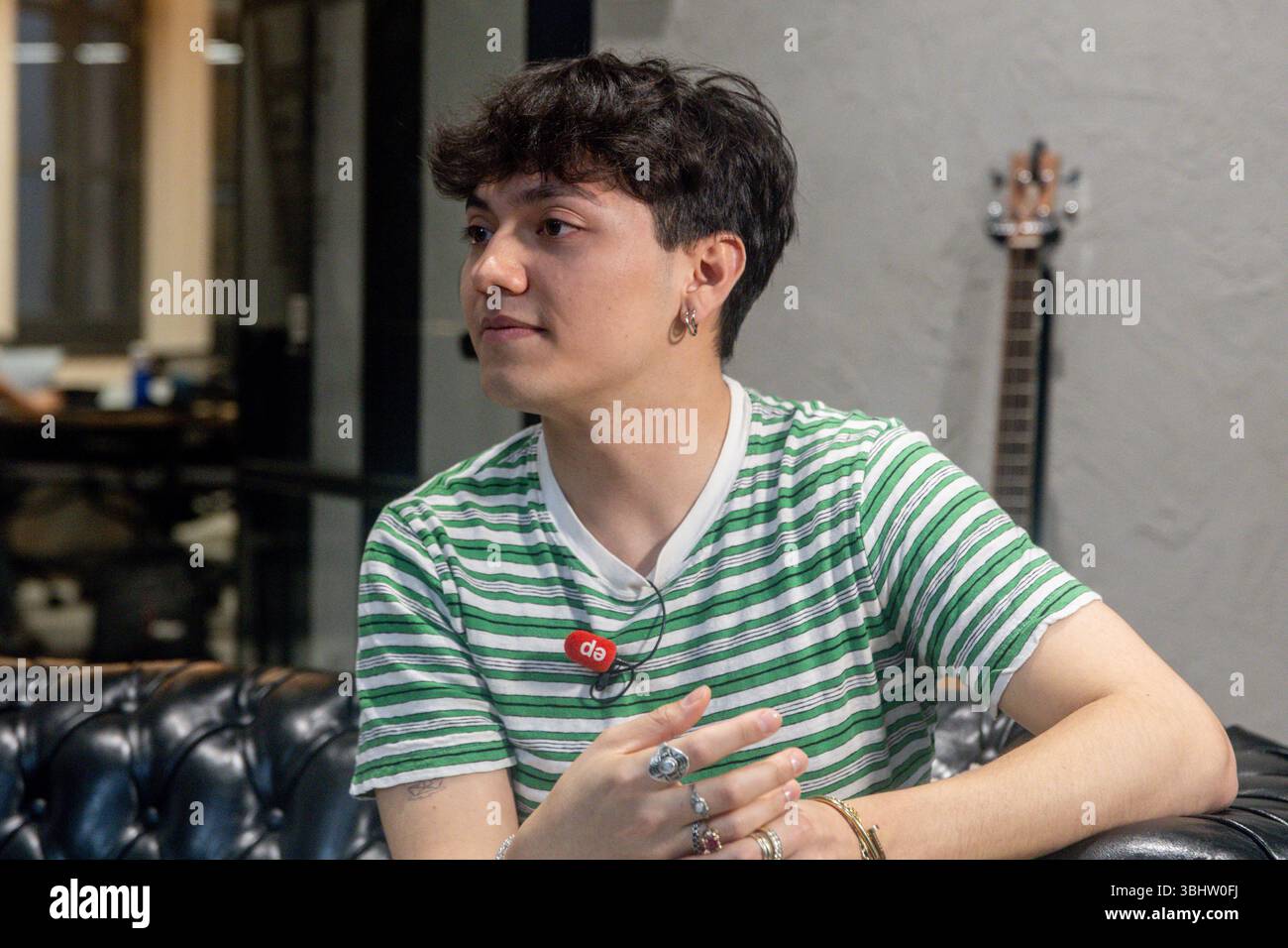 Austrian Eurovision Song Contest 2025 winner Johannes Pietsch ...