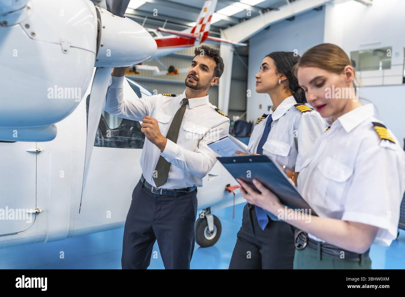 Professional female engineer performing detailed hi-res stock ...