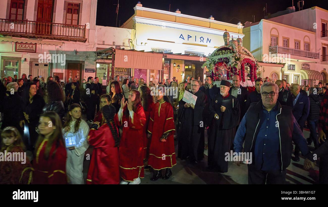 Good Friday, Epitaphios, procession, night procession of traditionally ...