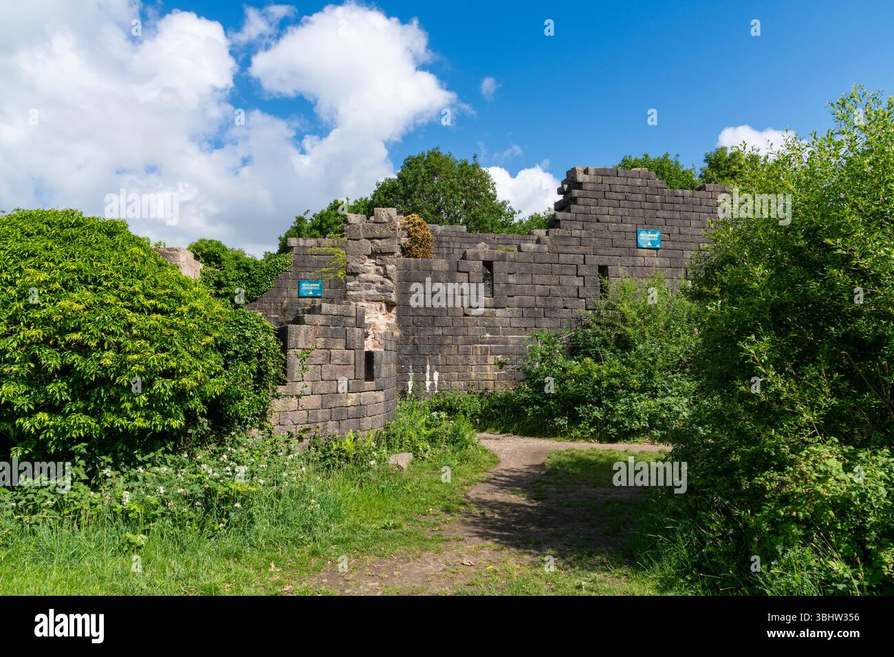 Rivington Castle a scale replica of Liverpool Castle ruins in Lever ...