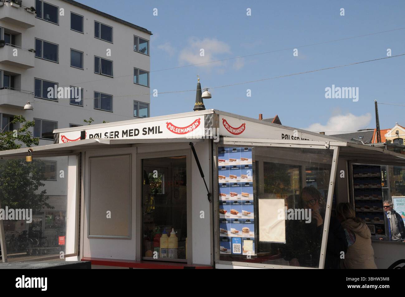 Copenhagen/ DenmarK/11 JUNE 2025/Denmarks fast food danish hodog van on ...