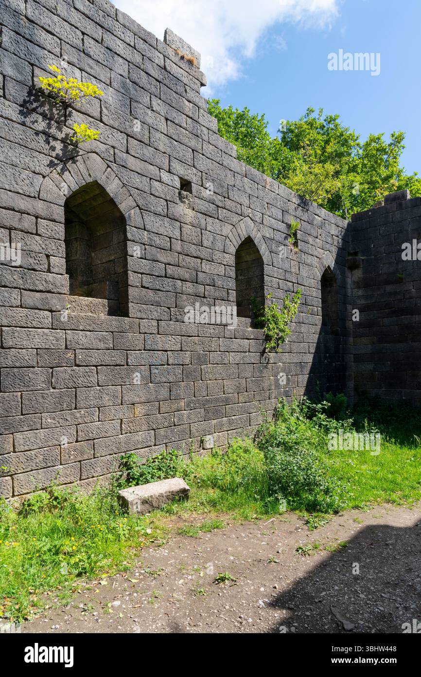 Rivington Castle a scale replica of Liverpool Castle ruins in Lever ...
