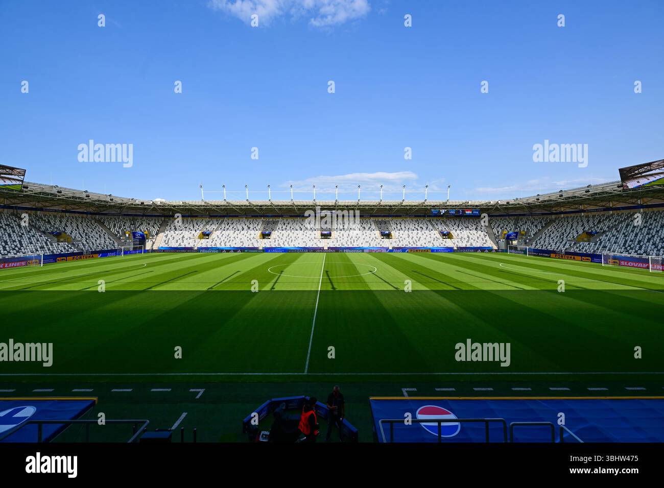 KOSICE - Stadium review Kosicka Futbalova Arena for a training session ...
