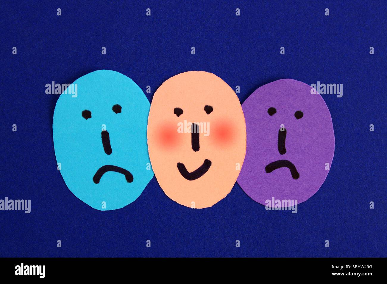 Happy sad face hi-res stock photography and images - Alamy