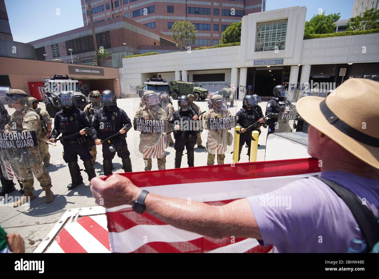 Highway blocked by law enforcement hi-res stock photography and images ...