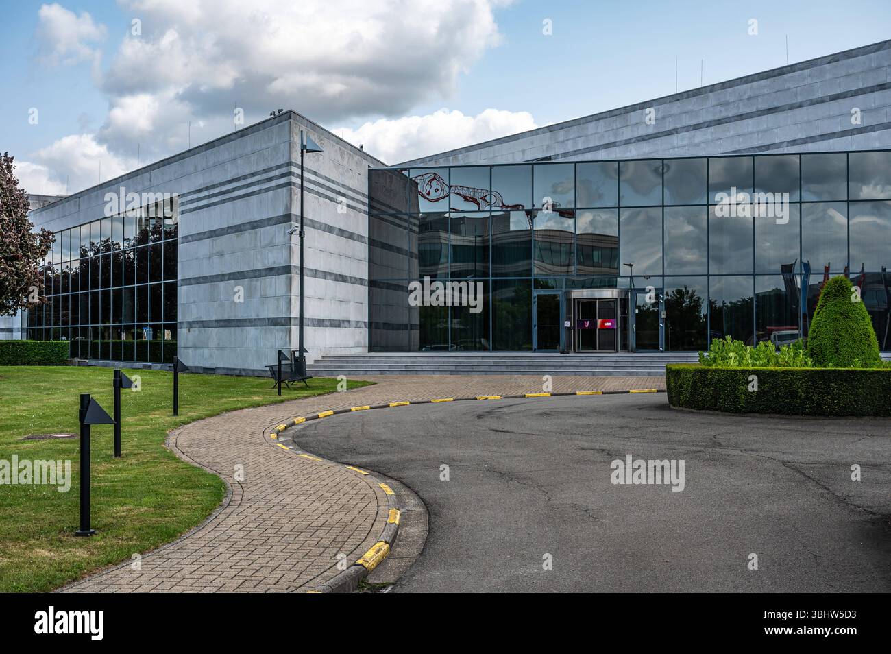 Headquarters of the DPG media broadcasting company in Vilvoorde ...