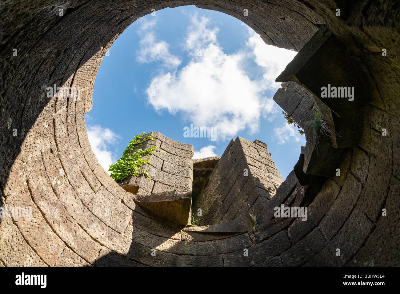 Rivington Castle a scale replica of Liverpool Castle ruins in Lever ...