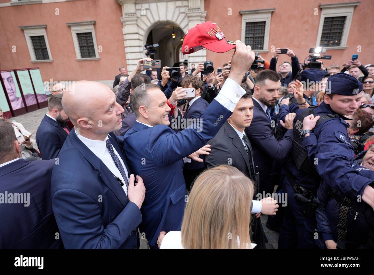 Warsaw, Poland. 11th June, 2025. President Elect Karol Nawrocki Greet ...
