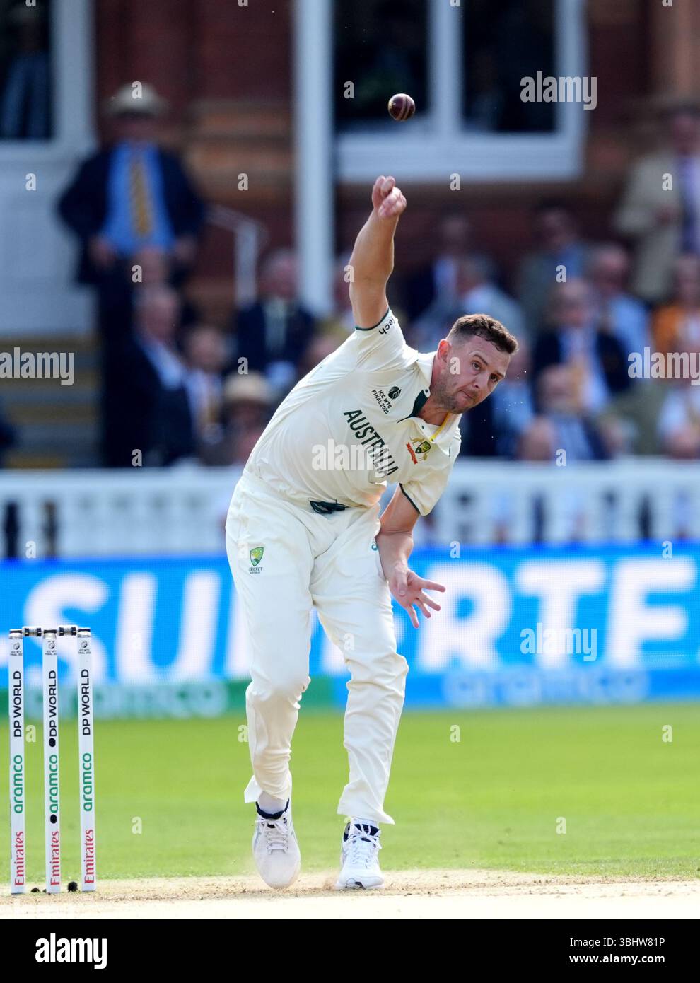 Australia's Josh Hazlewood on day one of the ICC World Test ...