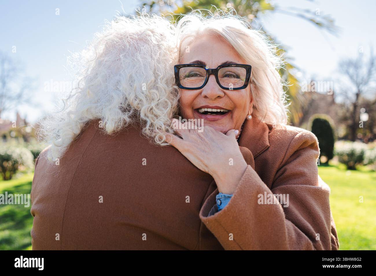 Delightful hug hi-res stock photography and images - Alamy