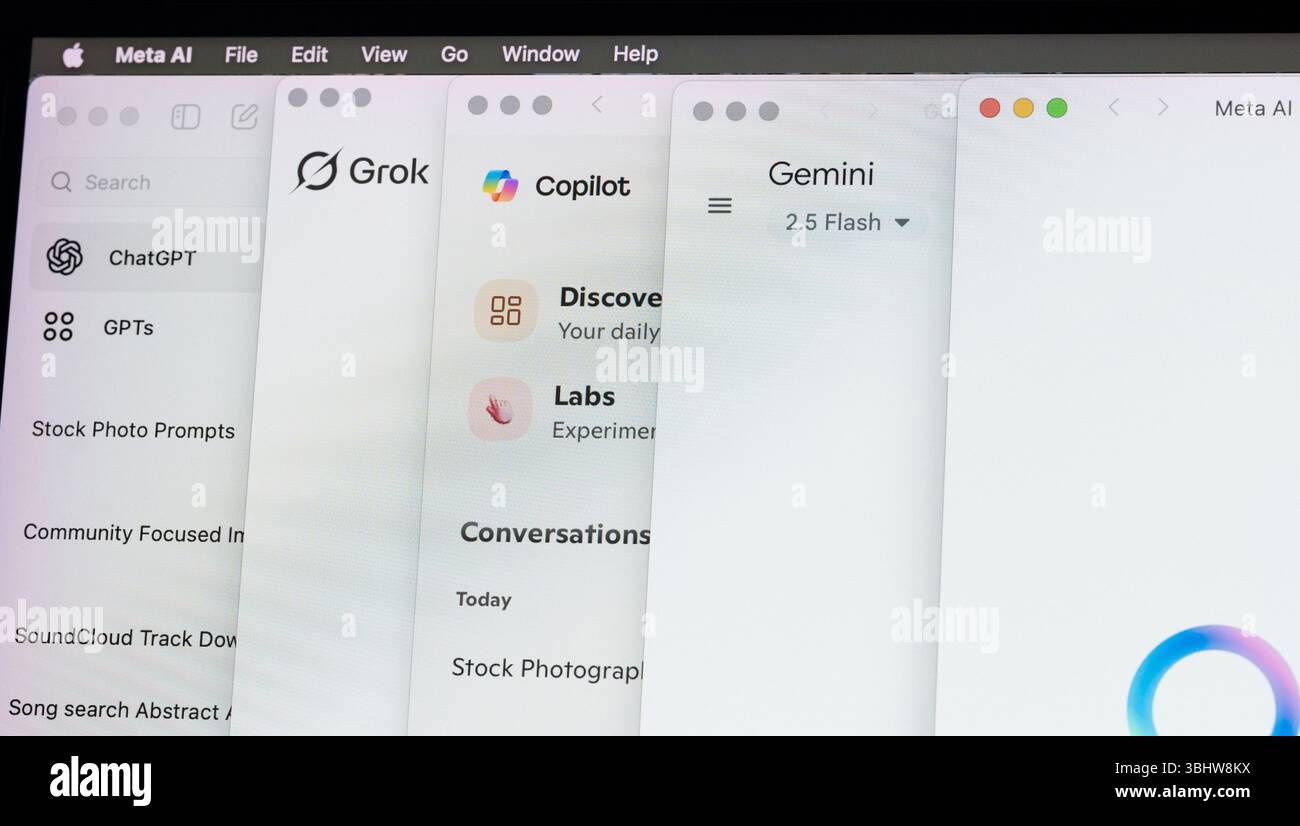 Ai chatbots on digital screen hi-res stock photography and images - Alamy