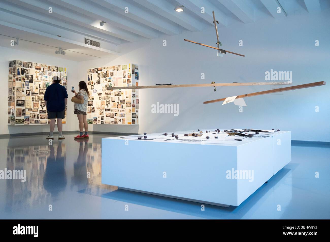 Several people visit the Fundació Joan Miró on June 11, 2025, in ...