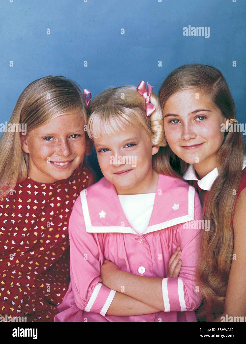 Publicity photo of "The Brady Bunch" Eve Plumb, Susan Olsen, Maureen ...
