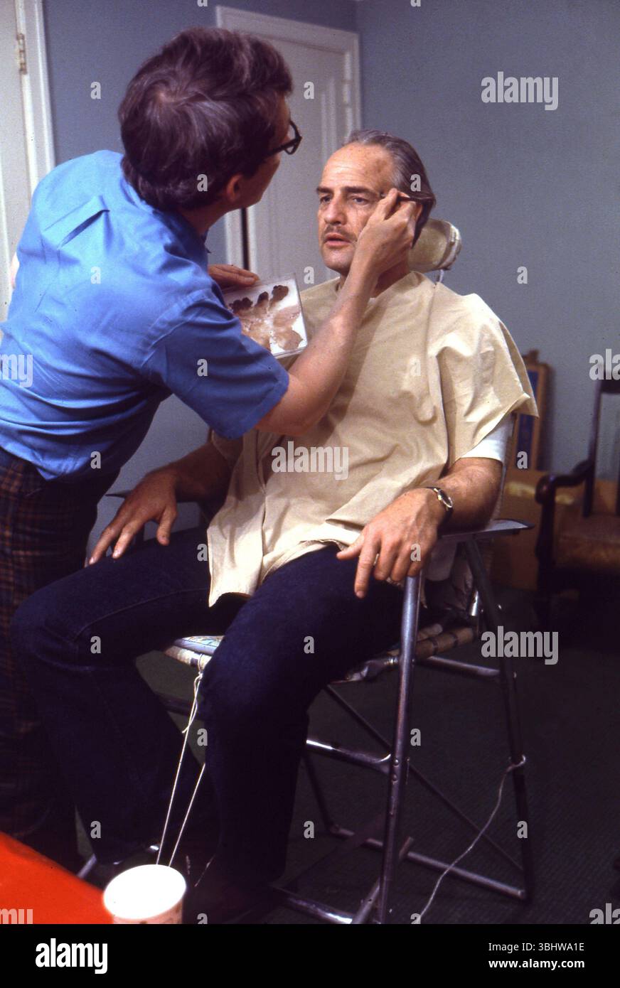 Publicity photo of "The Godfather" Marlon Brando circa 1972 / File ...
