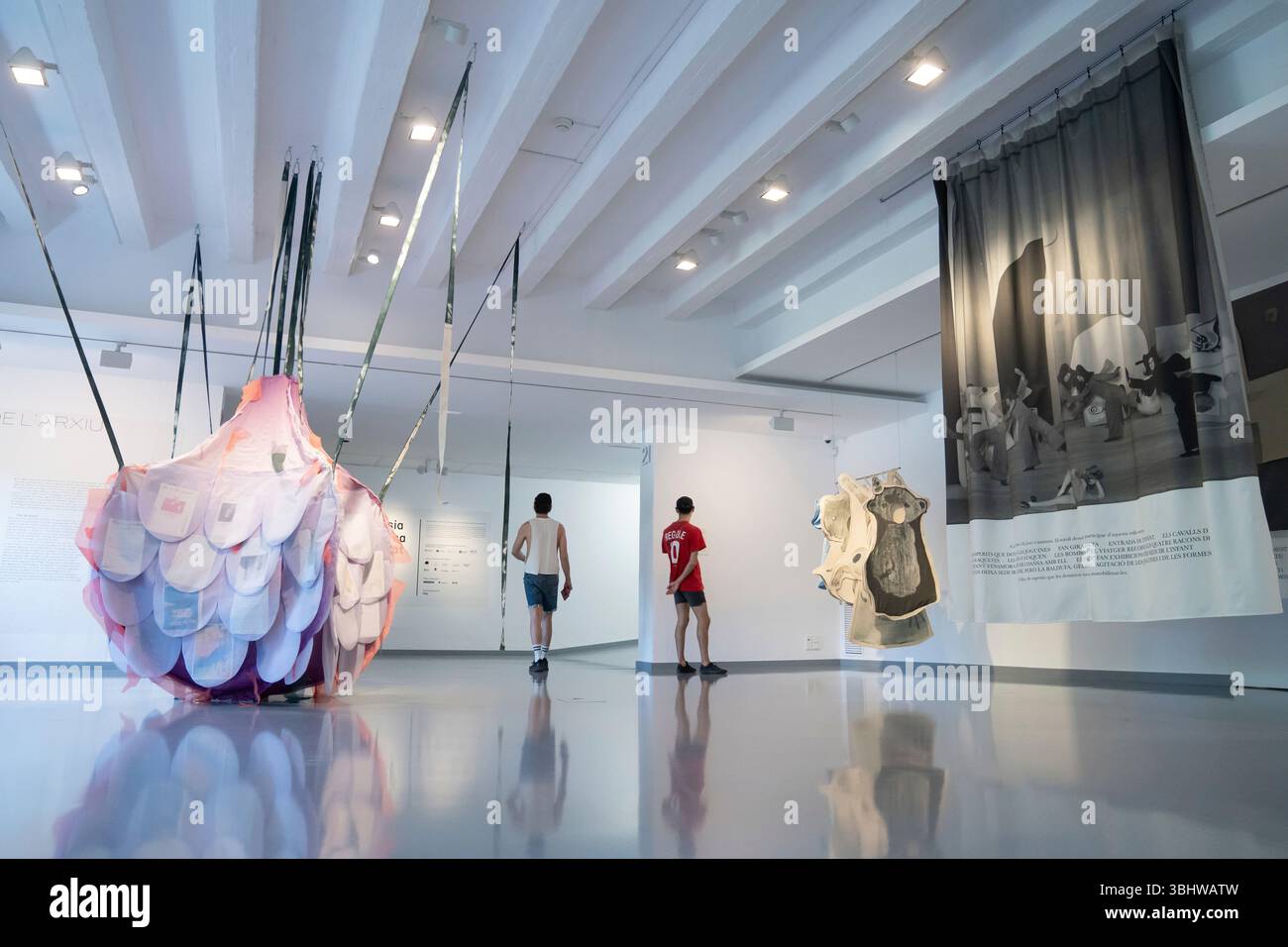 Several people visit the Fundació Joan Miró on June 11, 2025, in ...