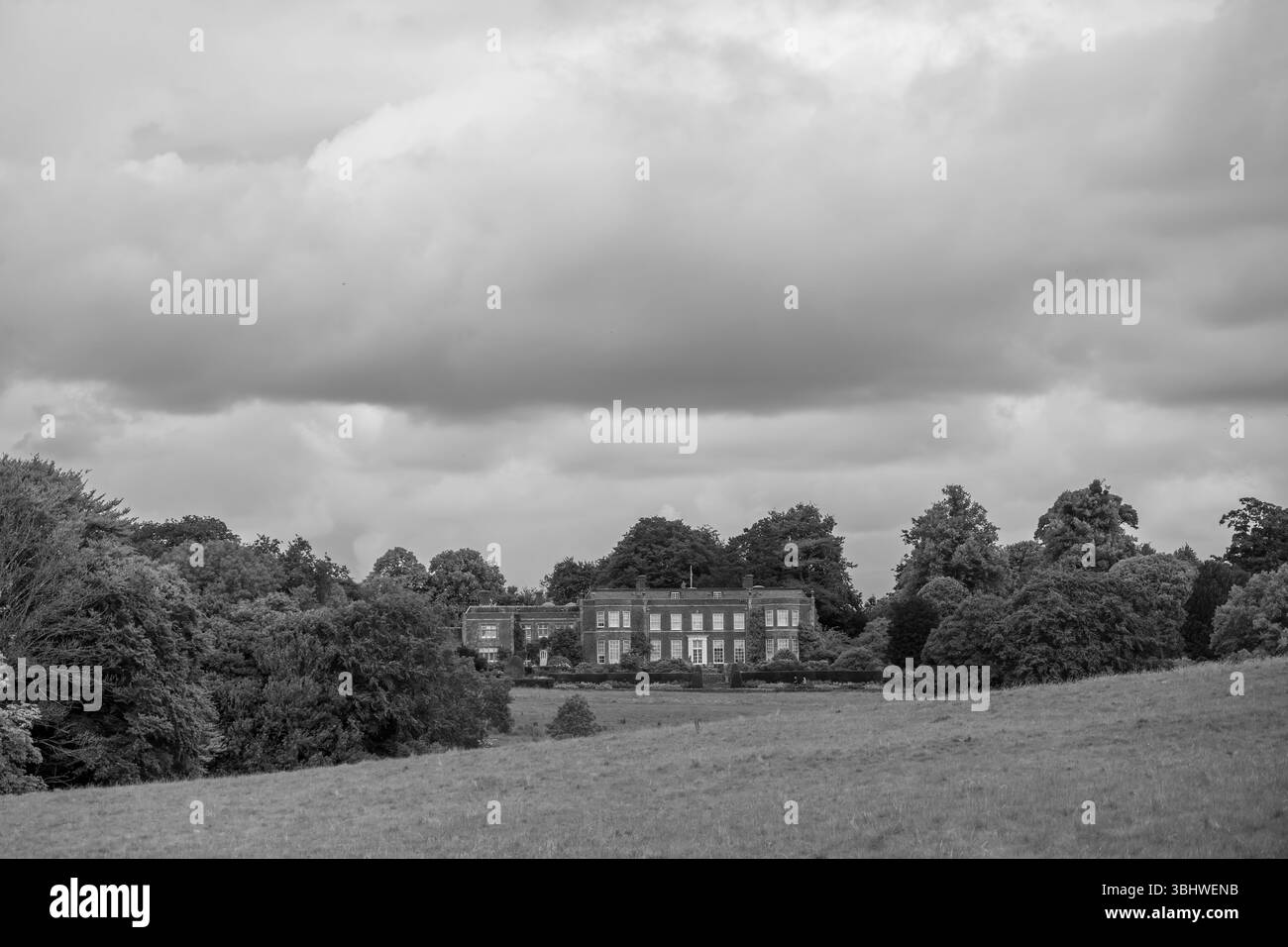 Attractive country house Black and White Stock Photos & Images - Alamy