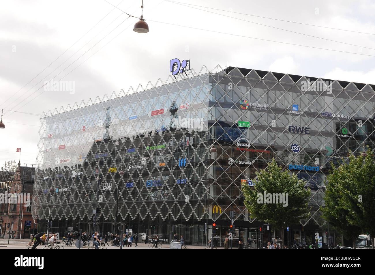 Copenhagen/ Denmark/11 june 2025/.dihus or danish industry house glas ...