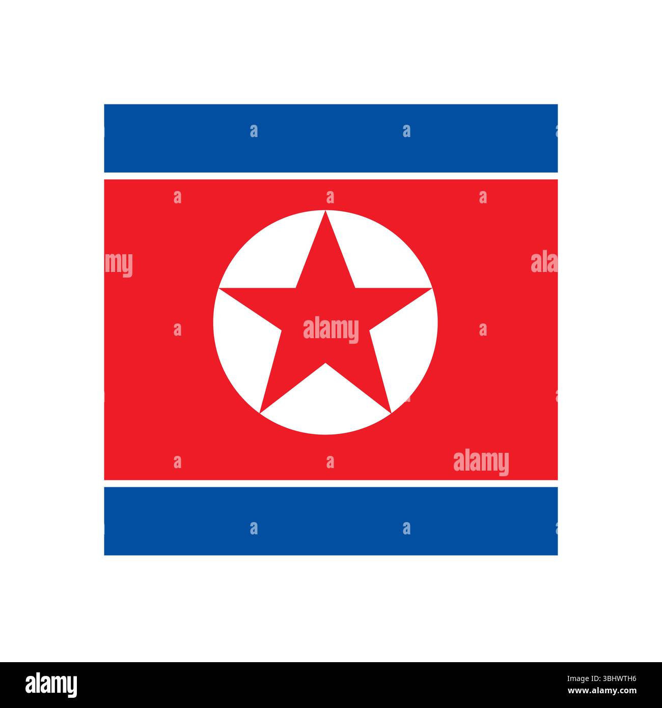 north korea flag icon isoated vector illustration Stock Vector Image ...