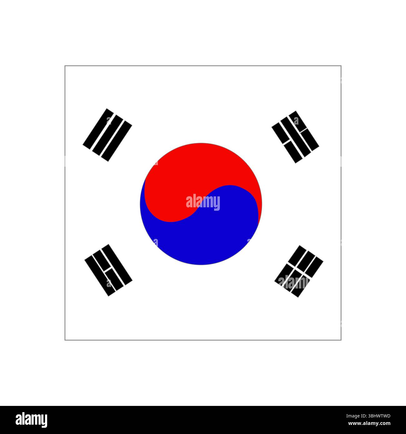 South korea flag, korean flag vector image Stock Vector Image & Art - Alamy