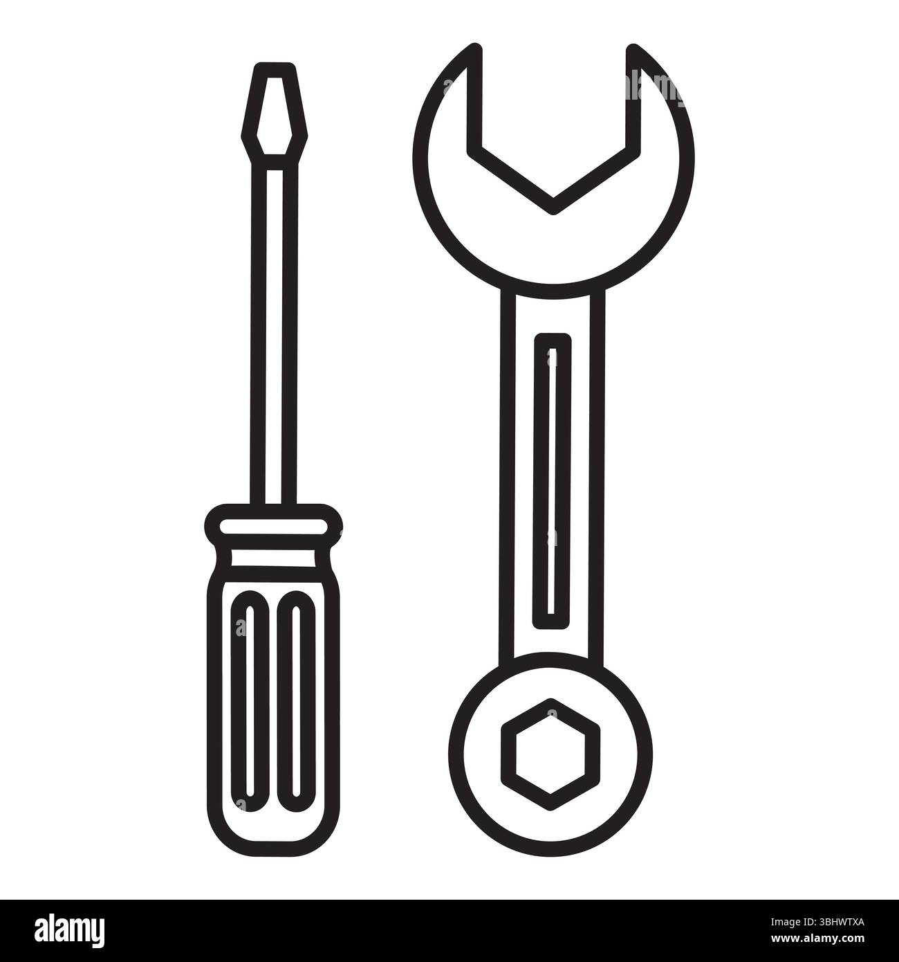 Repairing tools line icon Stock Vector Images - Alamy