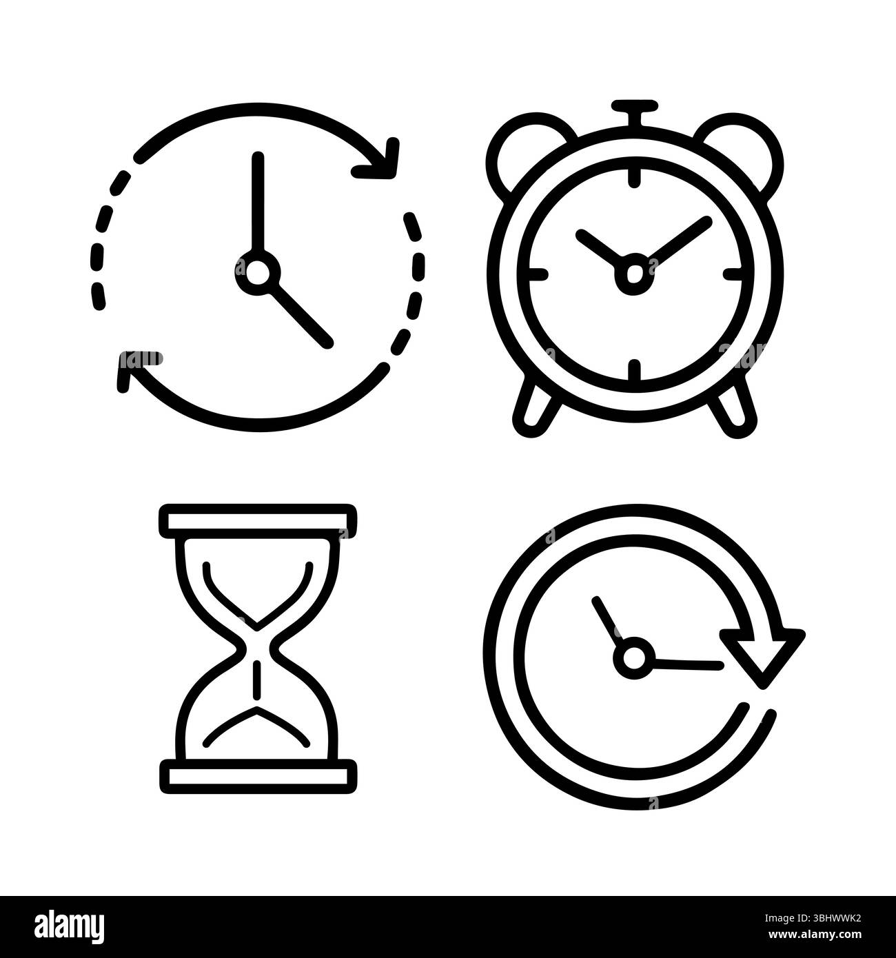 Productivity techniques symbols Cut Out Stock Images & Pictures - Alamy