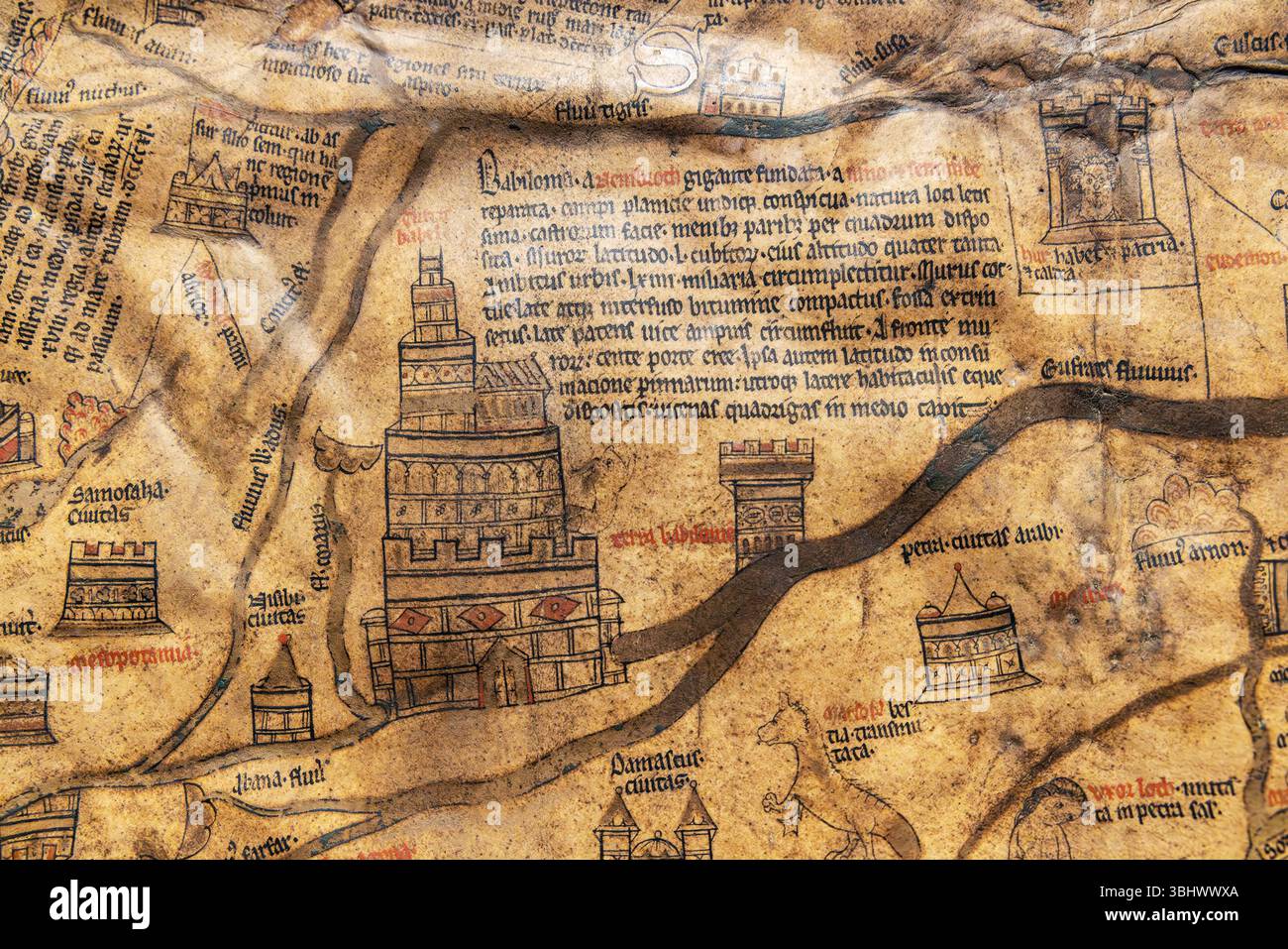 Medieval world map hi-res stock photography and images - Alamy