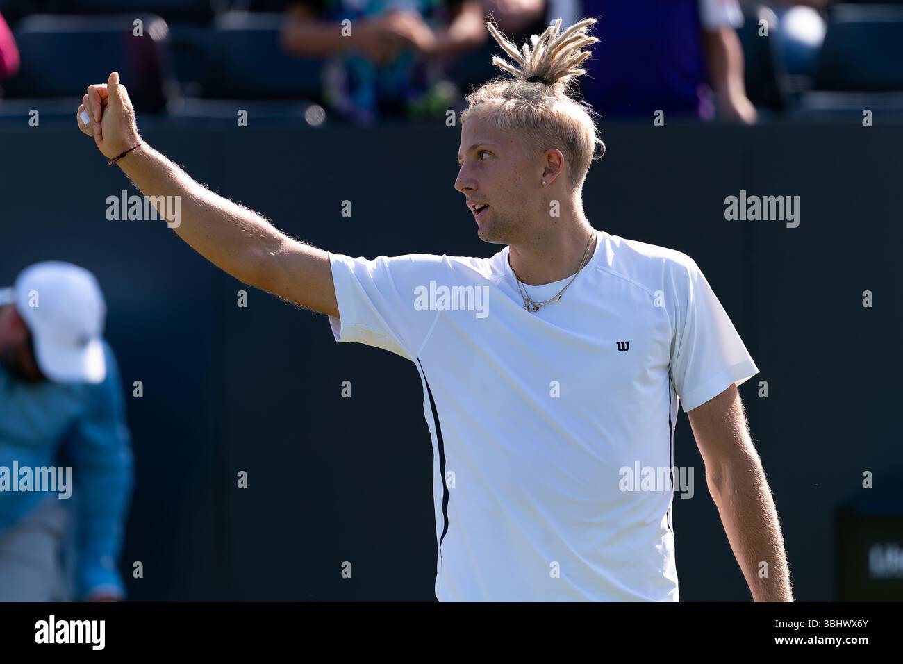 ROSMALEN, NETHERLANDS - JUNE 11: Mark Lajal of Estonia celebrating his ...