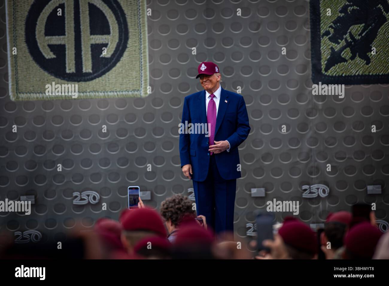 Fort Bragg, United States of America. 10 June, 2025. U.S. President ...