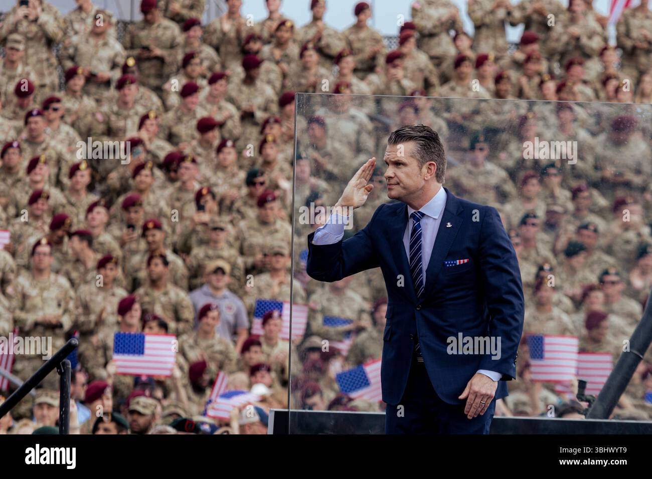 Fort Bragg, United States of America. 10 June, 2025. U.S. Secretary of ...